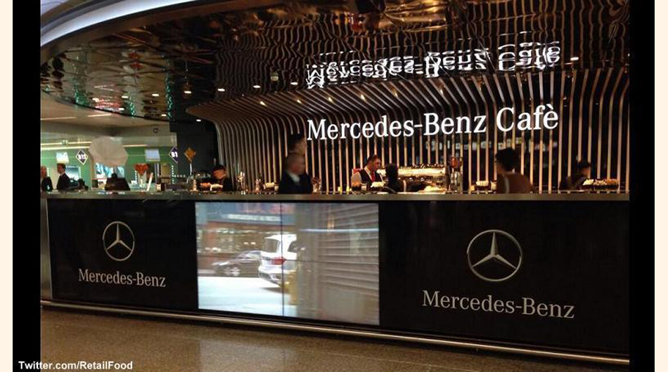 Primer café Mercedes-Benz del mundo abre en el “Aeropuerto Fiumicino ...