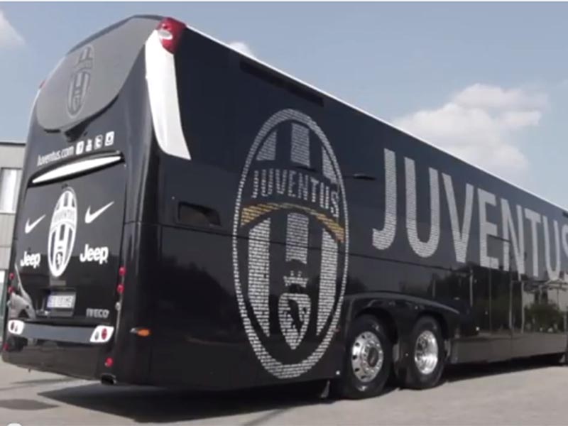 Mira el espectacular autobús de la Juventus de Italia [VIDEO] Fútbol ...