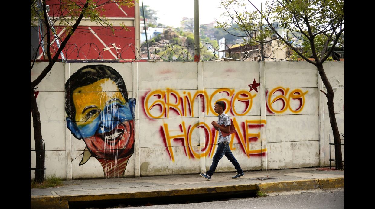 "Gringo go home": Los graffitis contra EE.UU. en Venezuela | MUNDO | EL ...