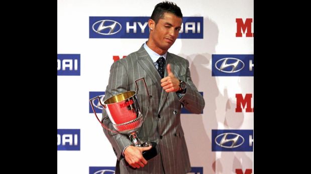Cristiano Ronaldo y un premio más: recibió trofeo de 'Pichichi ...