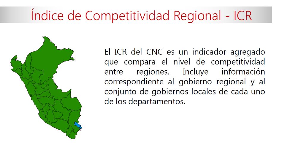 Competitividad: ¿En qué nivel se encuentran las regiones del Perú ...